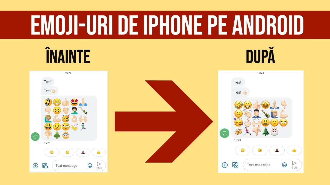 Cum activezi emoji-uri de iPhone pe Android - Aşa, #casastiti